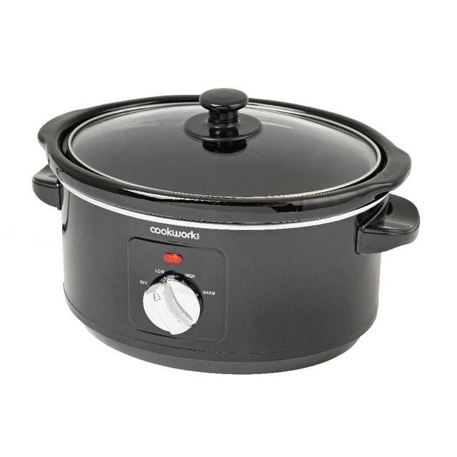 Cookworks 3.5L Slow Cooker Black