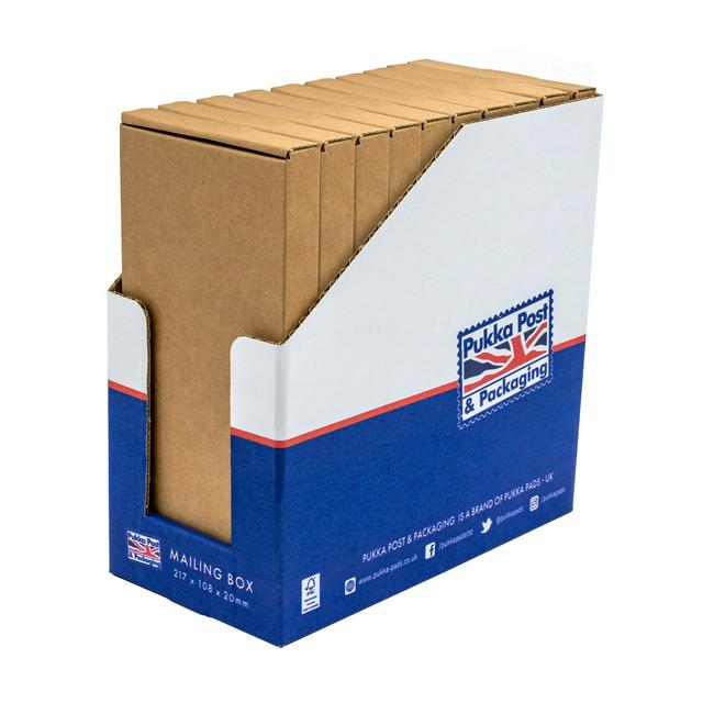 Pukka Parcel Box Size 217 x 108 x 20mm Sainsbury s