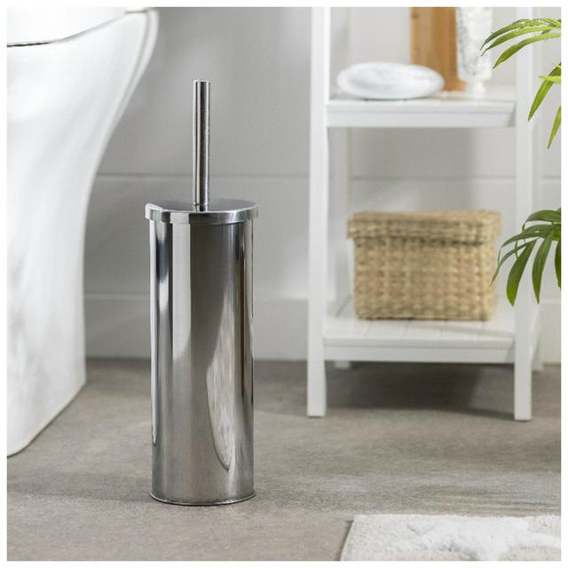Sainsbury s Home Stainless Steel Toilet Brush Sainsbury s