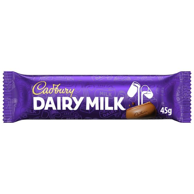 Cadbury Dairy Milk Chocolate 45g 0 75 Compare Prices