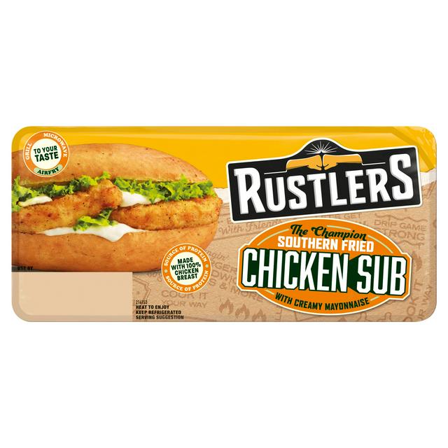 Rustlers The Southern Fried Chicken Sub Sandwich 158g - £1.65 - Compare ...