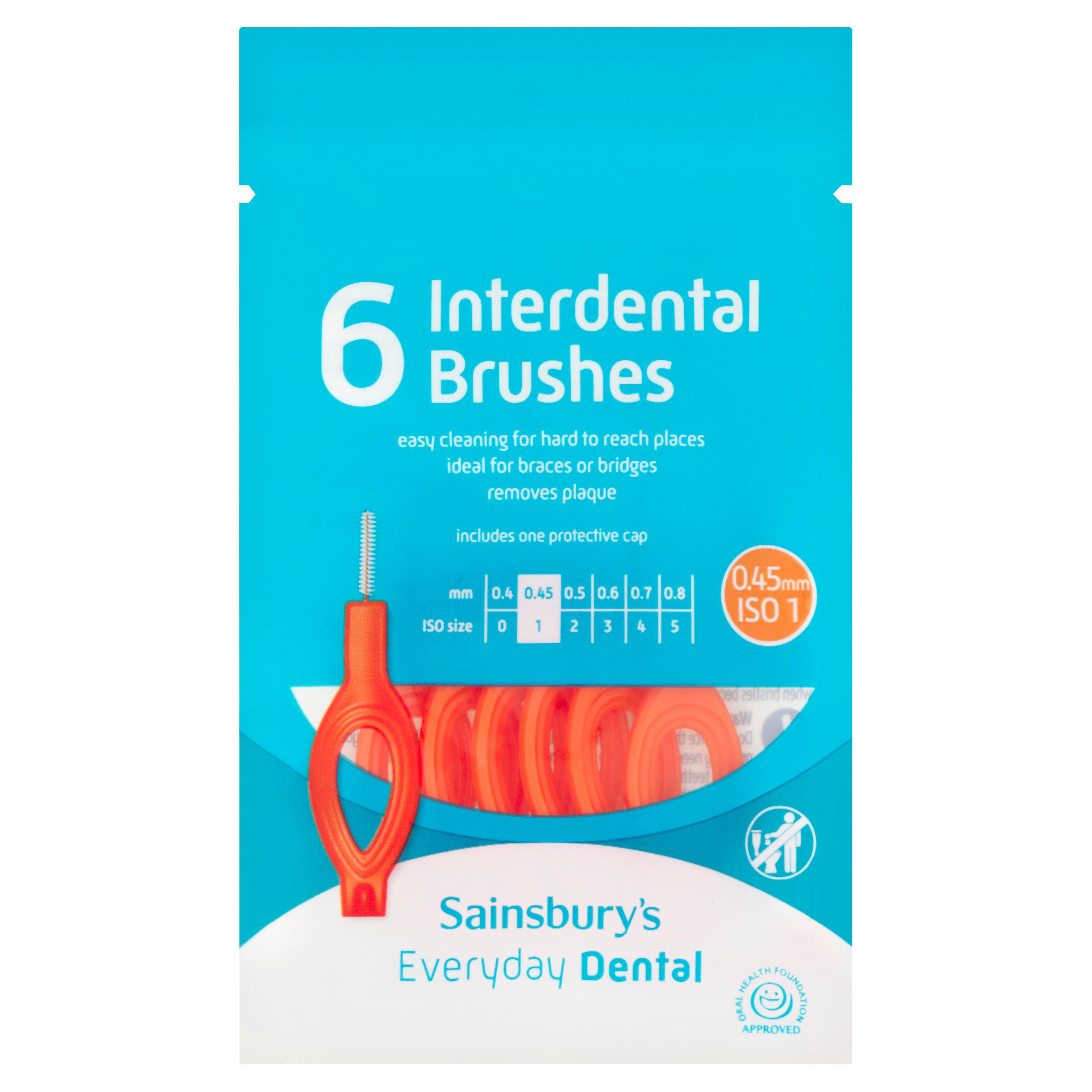 OraCare+ Interdental Brushes 0.45mm | Oral Health Foundation
