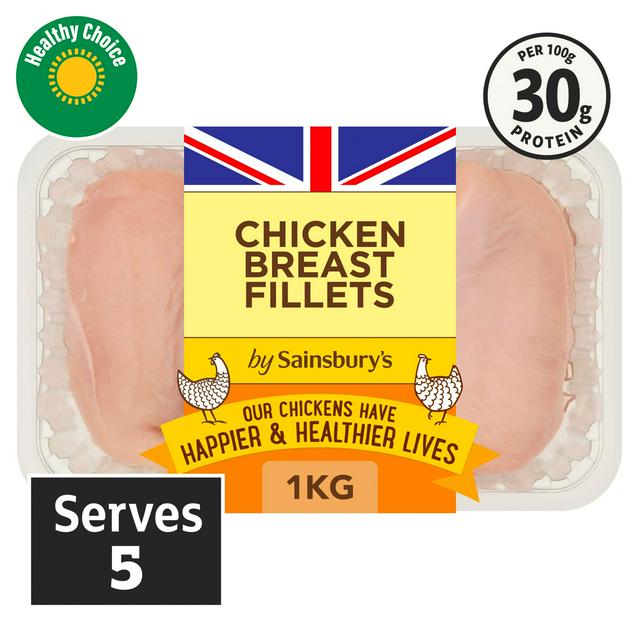 Sainsbury s British Fresh Chicken Breast Fillets Skinless Boneless Sainsbury s British Fresh Chicken Breast Fillets Skinless Boneless