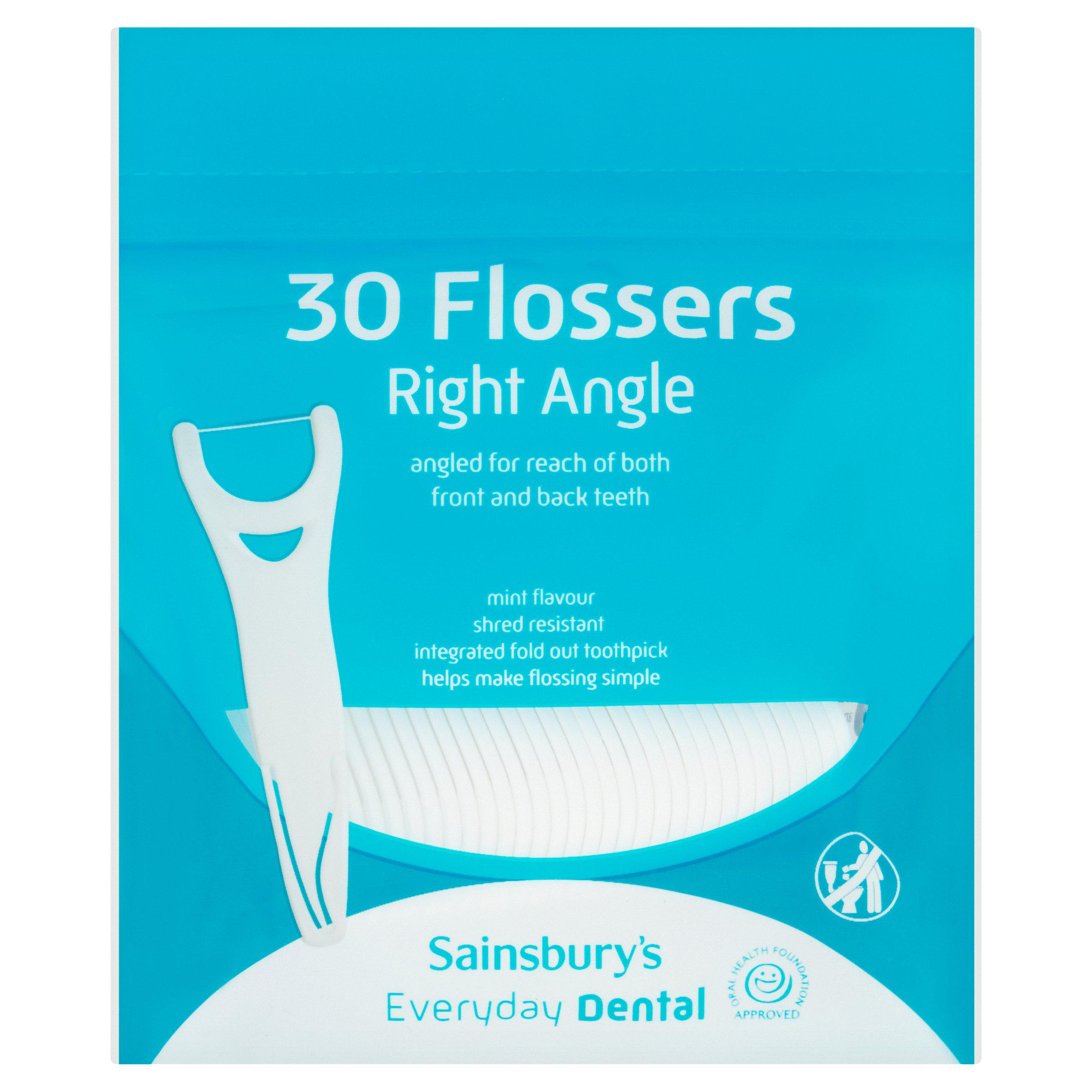 OraCare+ Right Angle Flossers | Oral Health Foundation