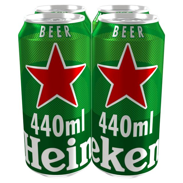 Heineken Premium Lager Beer Cans 4x 440ml 4 Compare Prices Heineken Premium Lager Beer Cans 4x 440ml 4 Compare Prices
