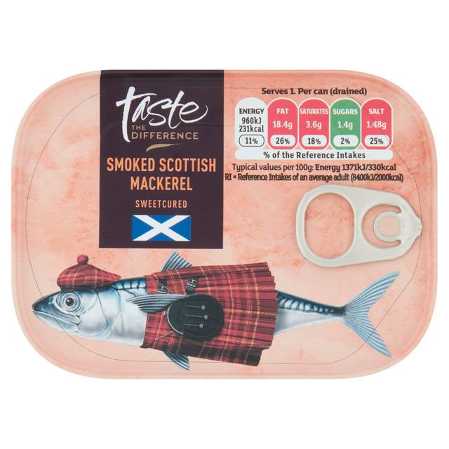 Sainsbury's Taste The Difference Smoked Scottish Mackerel, 48% OFF